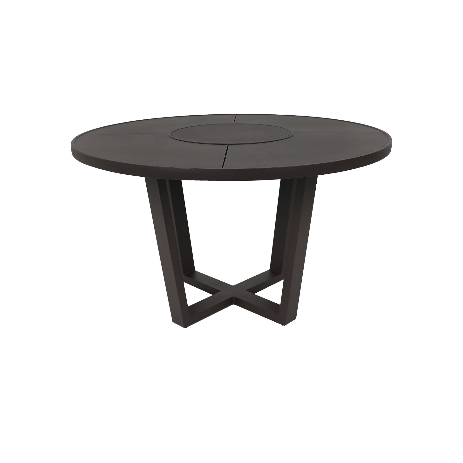 Mesa de Jantar Málaga Alumínio Giratório